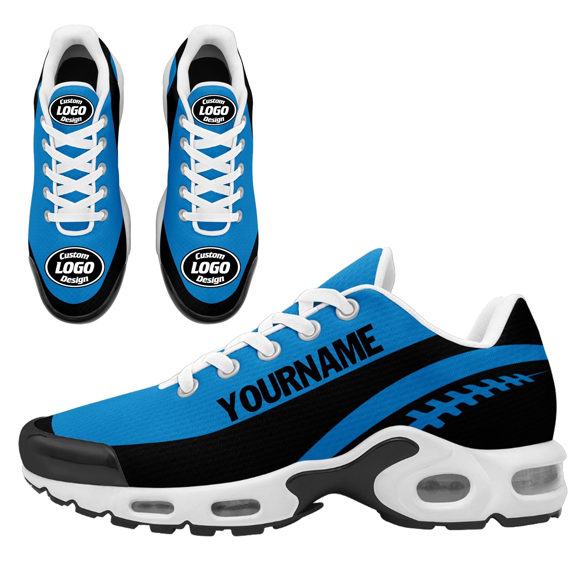 Coolcustomize Custom Blue Black TN Shoes Personalized SneakersD020077-6